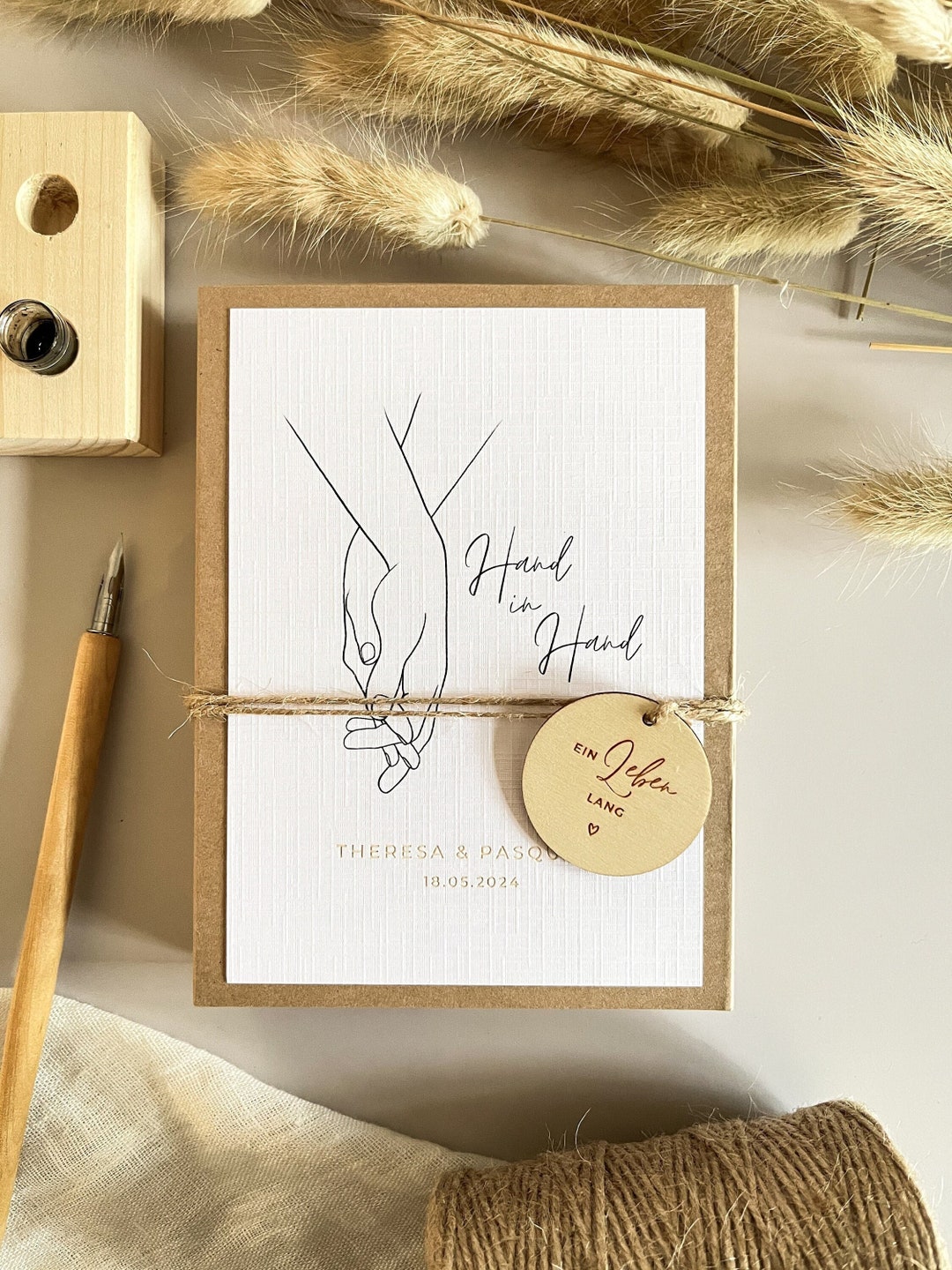 Personalized Wedding Money Gift Minimalist Design Personalized Wedding ...