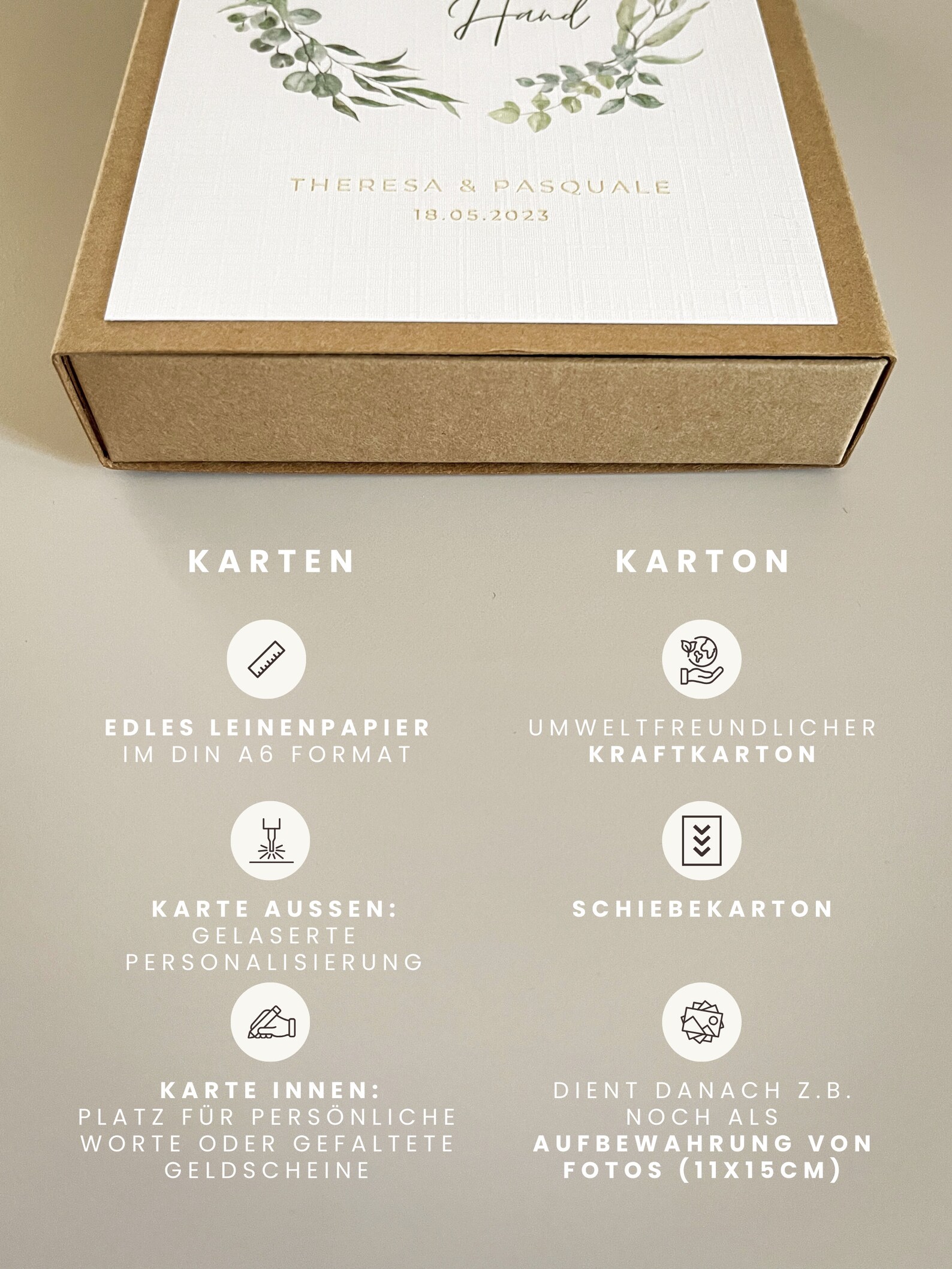 Personalisiertes Geldgeschenk zur Hochzeit | personalisiertes ...