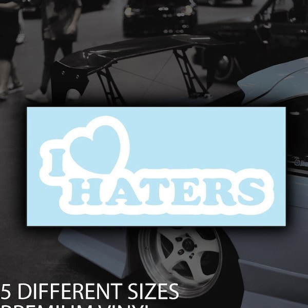 I Love Haters - Etsy