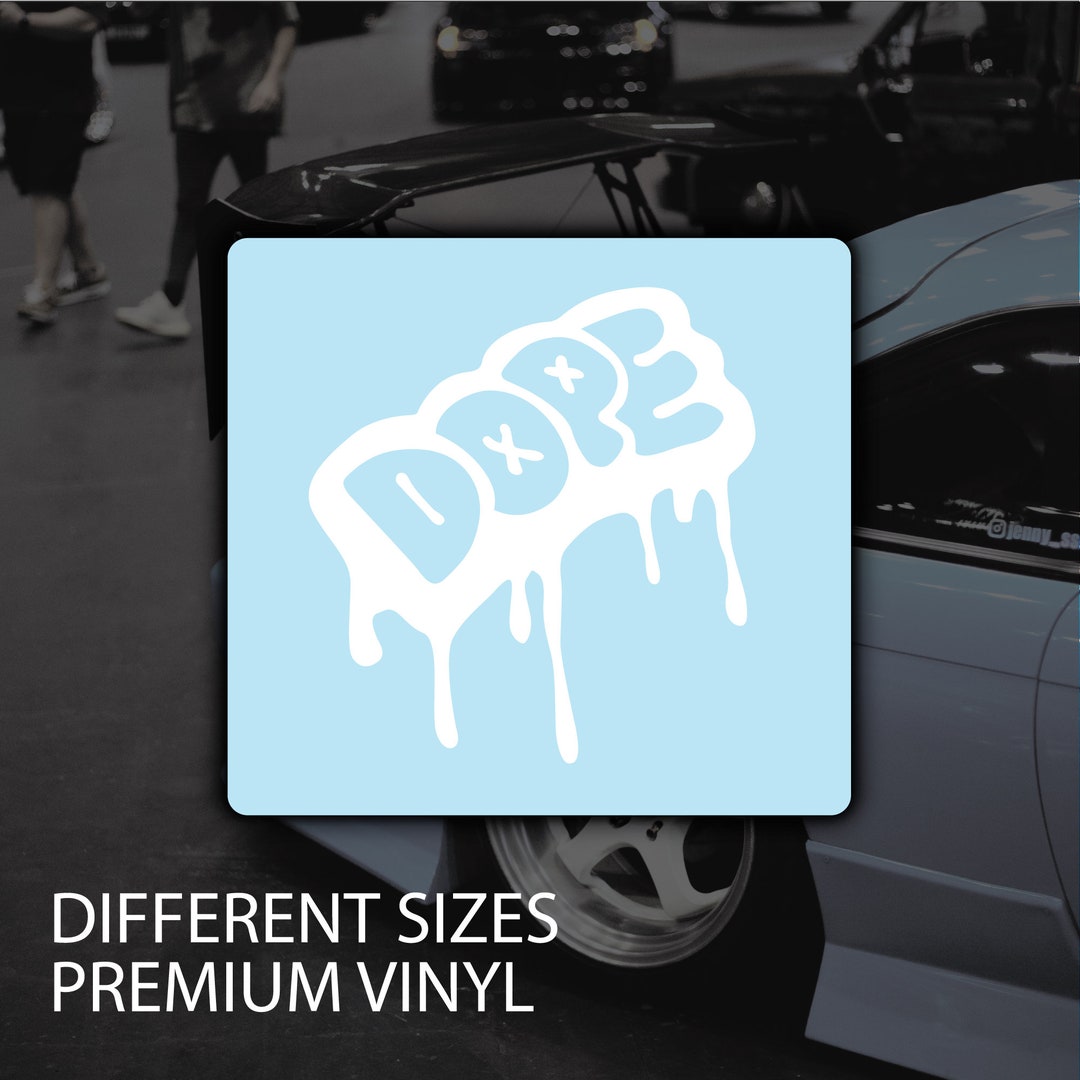 Dope Vinyl Decal Sticker - Car Window Sticker - Graffiti Style Decal ...