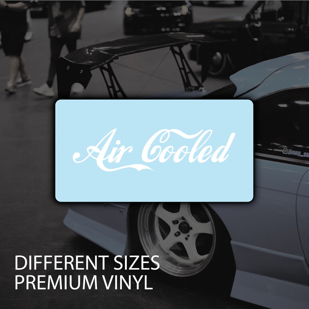 Air Cooled Vinyl Decal Sticker - Car Window Sticker - Window Decal - Etsy
