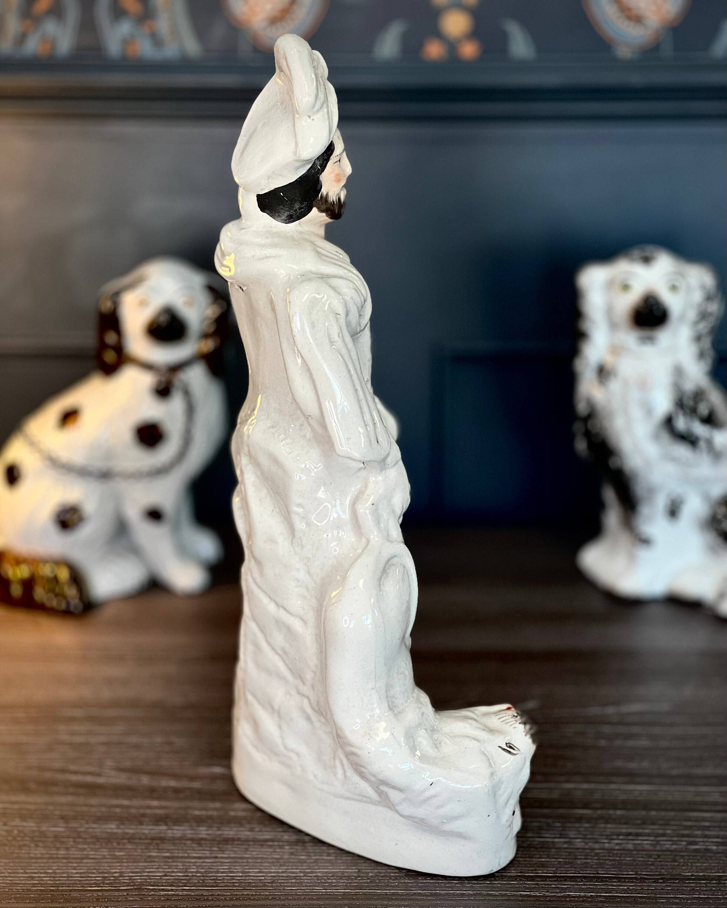 The Lion Slayer 19th Century Staffordshire Figurine/statue - Etsy