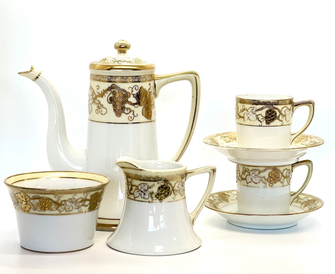 Vintage Noritake Part Tea Set - Etsy