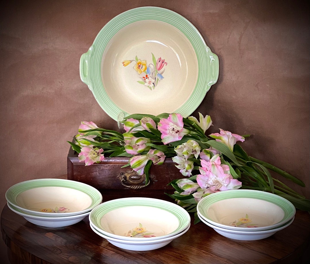 Set of Art Deco Tams Ware Bowls - Etsy