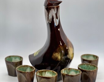 Bird Decanter Pottery - Etsy
