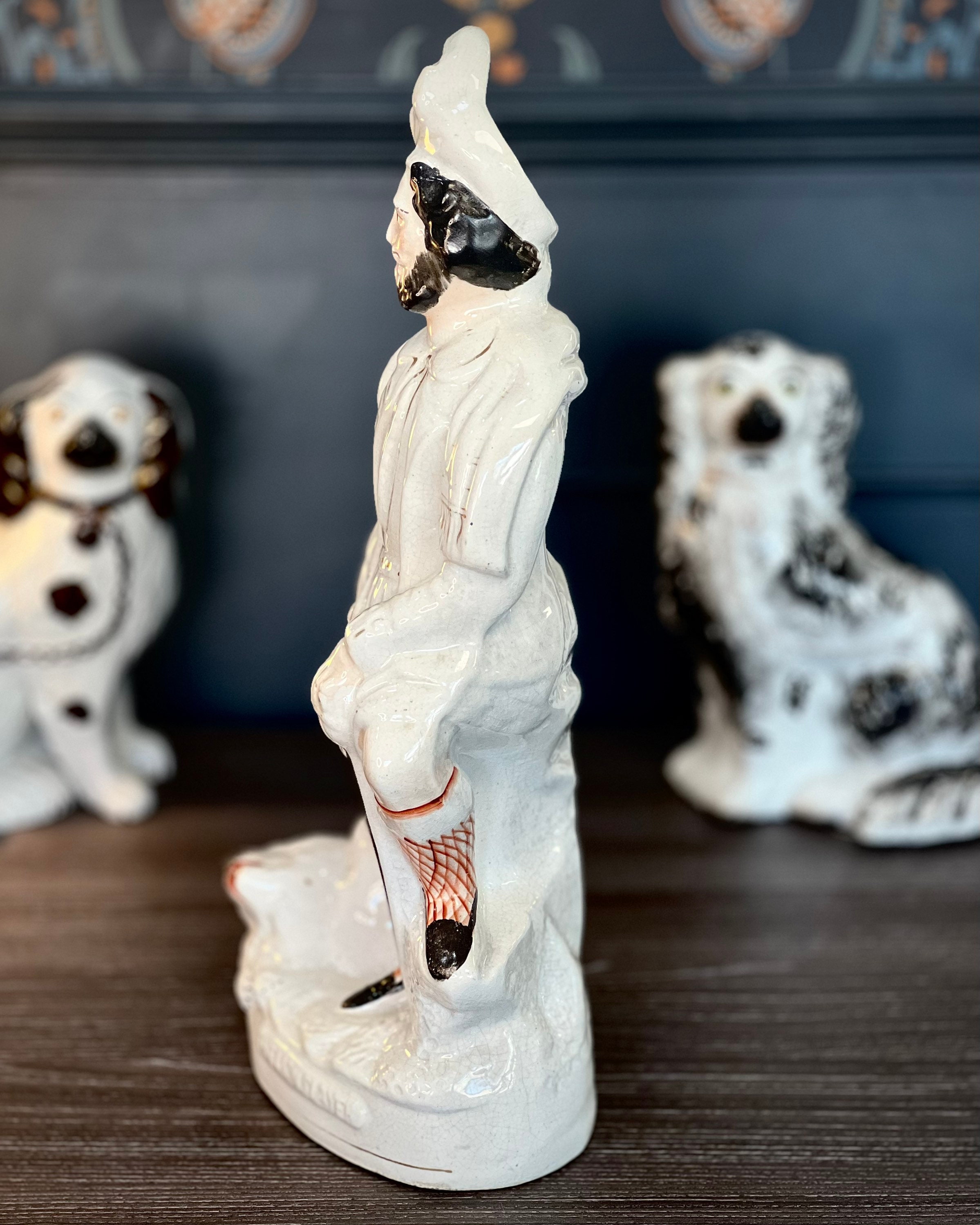 The Lion Slayer 19th Century Staffordshire Figurine/statue - Etsy