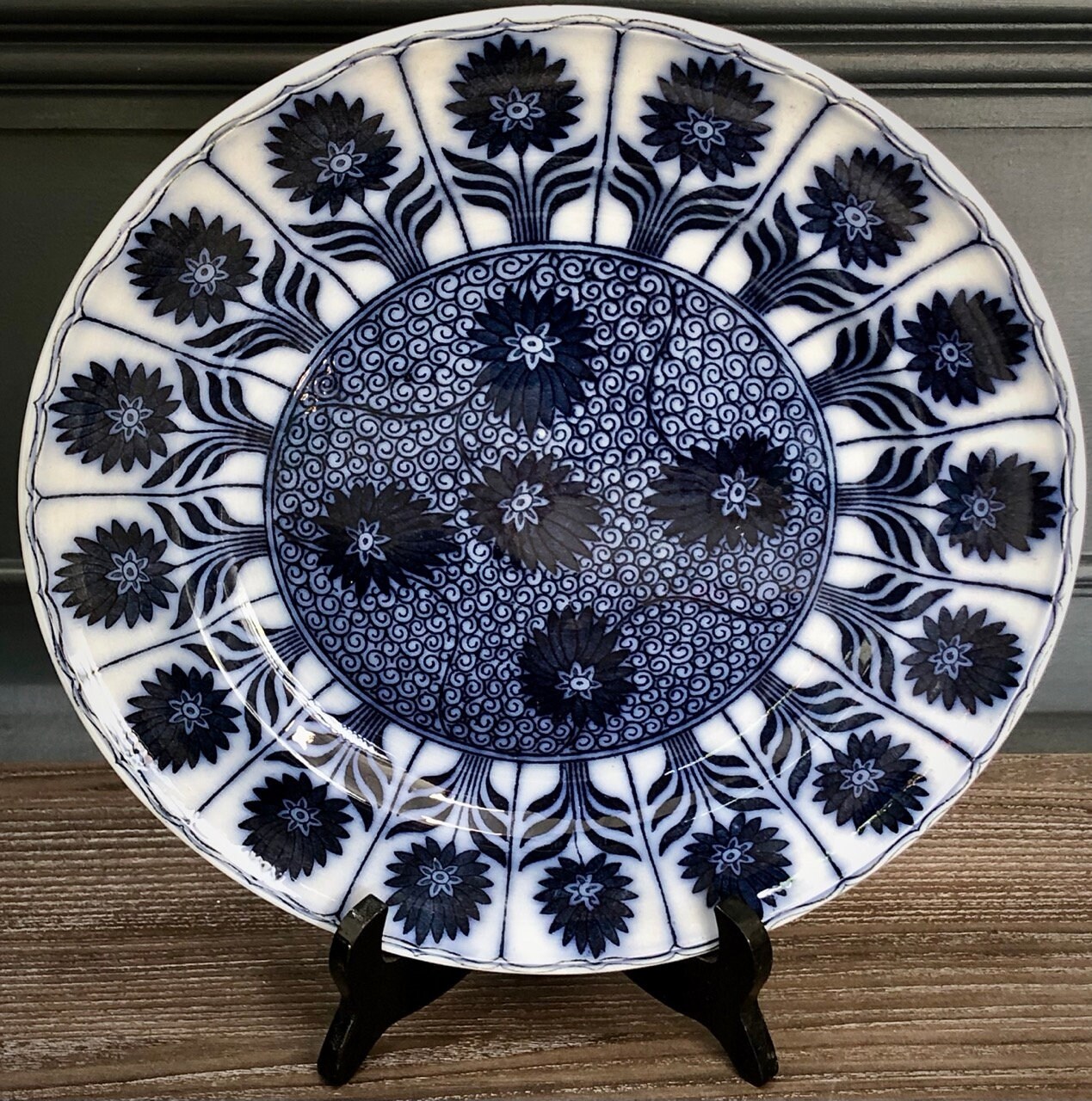 Assiettes esthétiques bleues antiques Minton CHINA ASTER - Etsy France