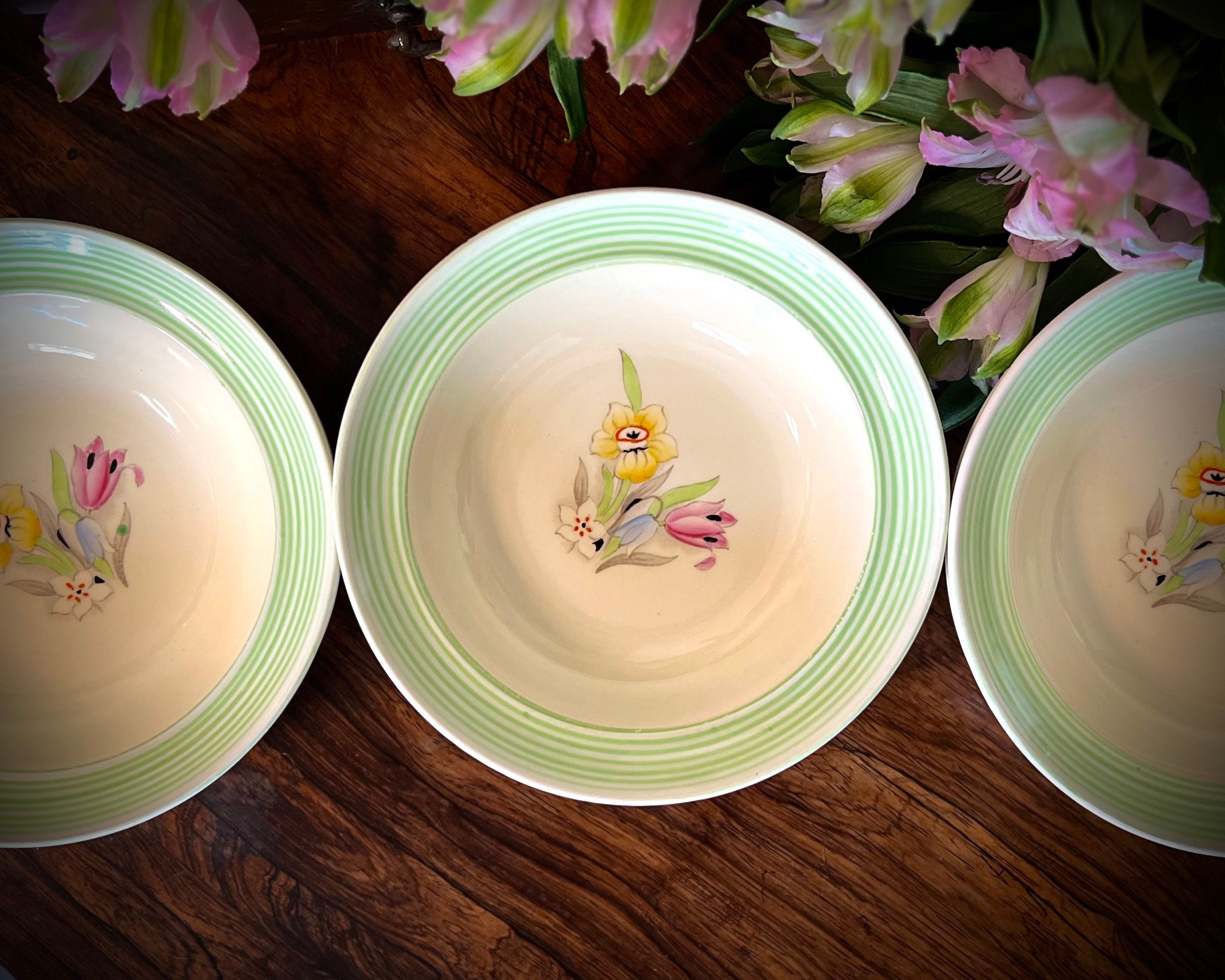 Set of Art Deco Tams Ware Bowls - Etsy