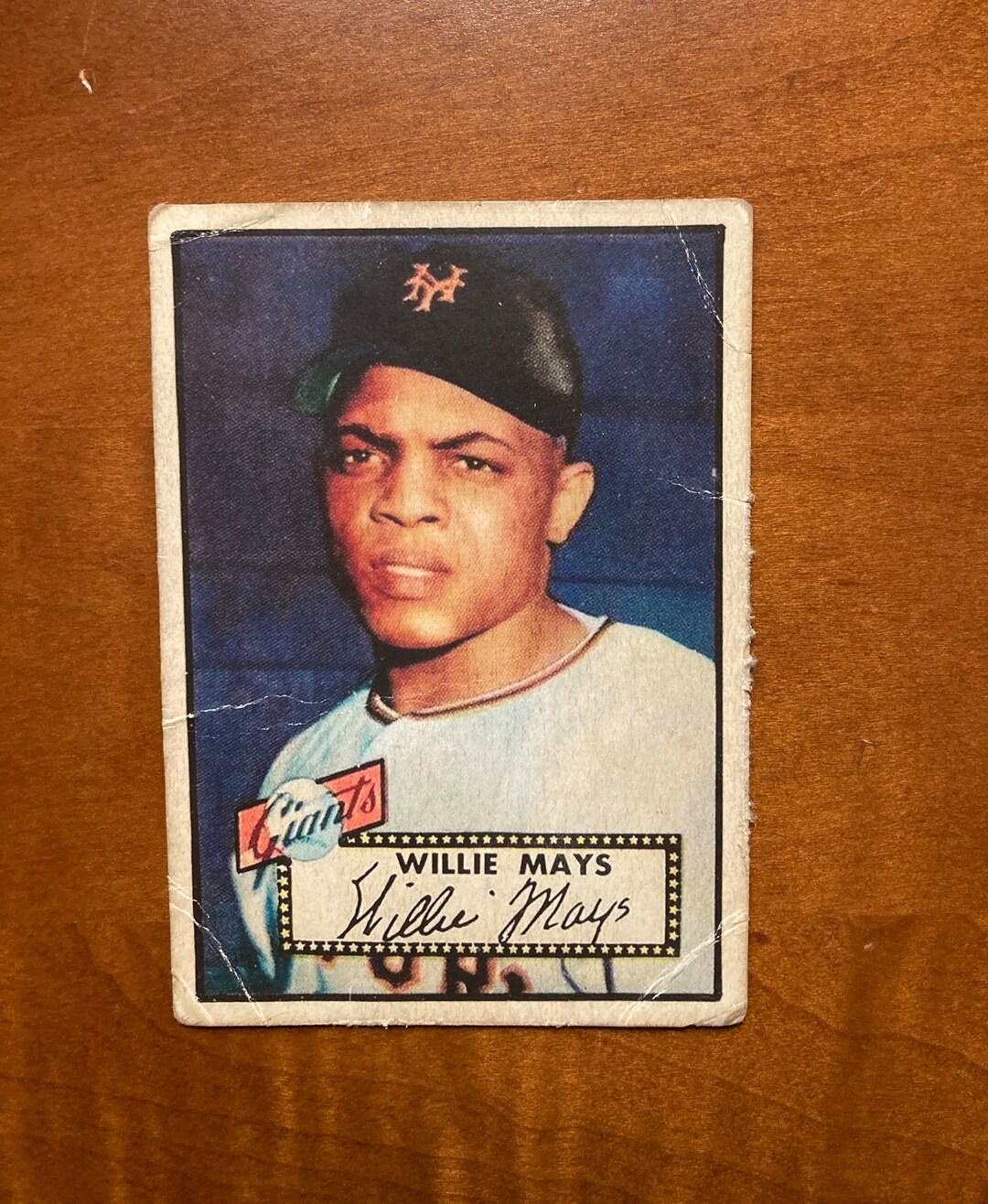 1952 Topps 261 Willie Mays Vintage Aged Reprint - Etsy