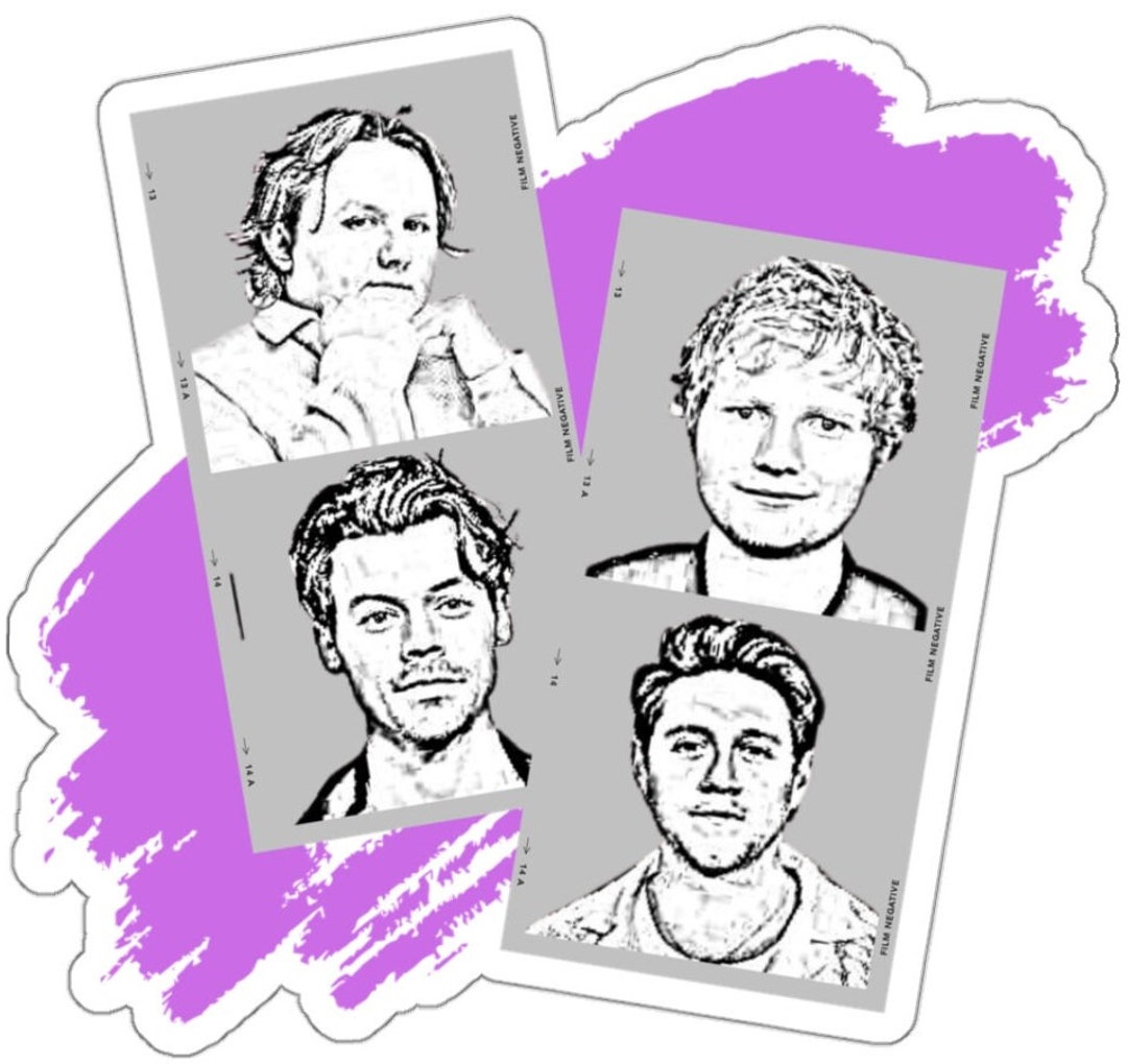 Lewis and Friends - Lewis Capaldi Inspired Kiss Cut Sticker #SSL440006 ...