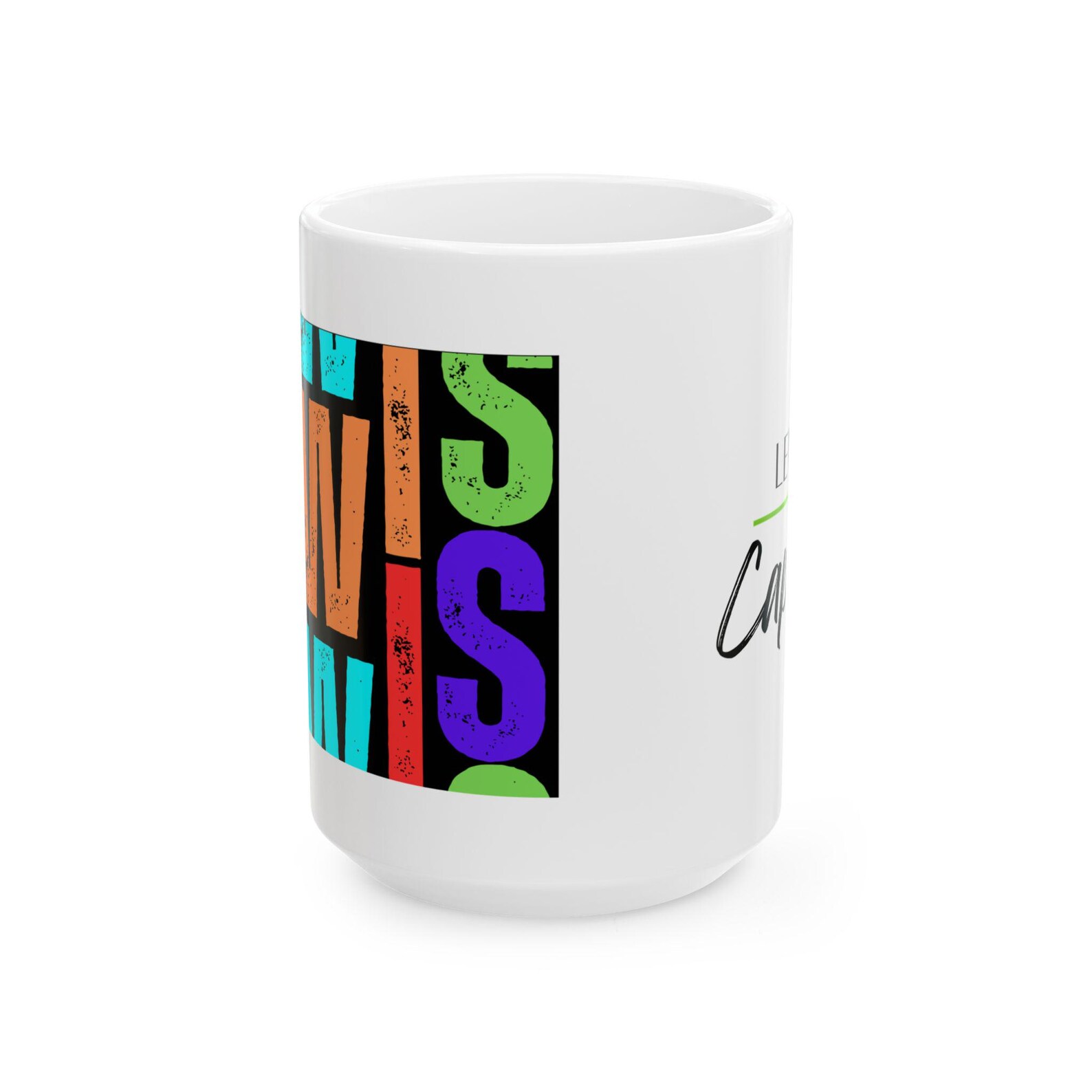 Rolling Letters - Lewis Capaldi Inspired Ceramic Mug by Rhythmic Rags ...