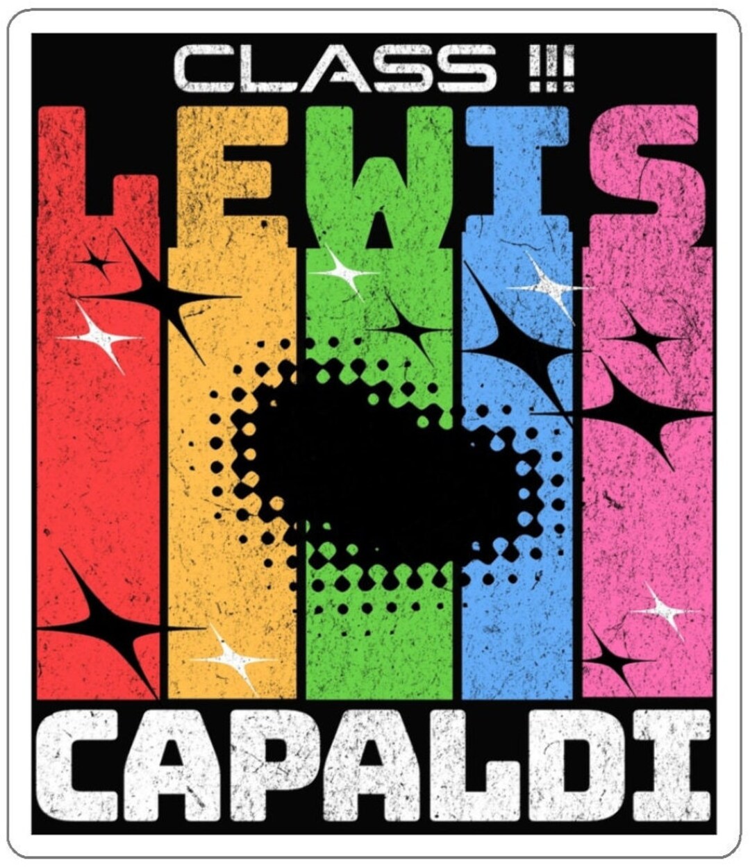Class - Lewis Capaldi Inspired Kiss Cut Sticker #SSL440006 Lewis ...