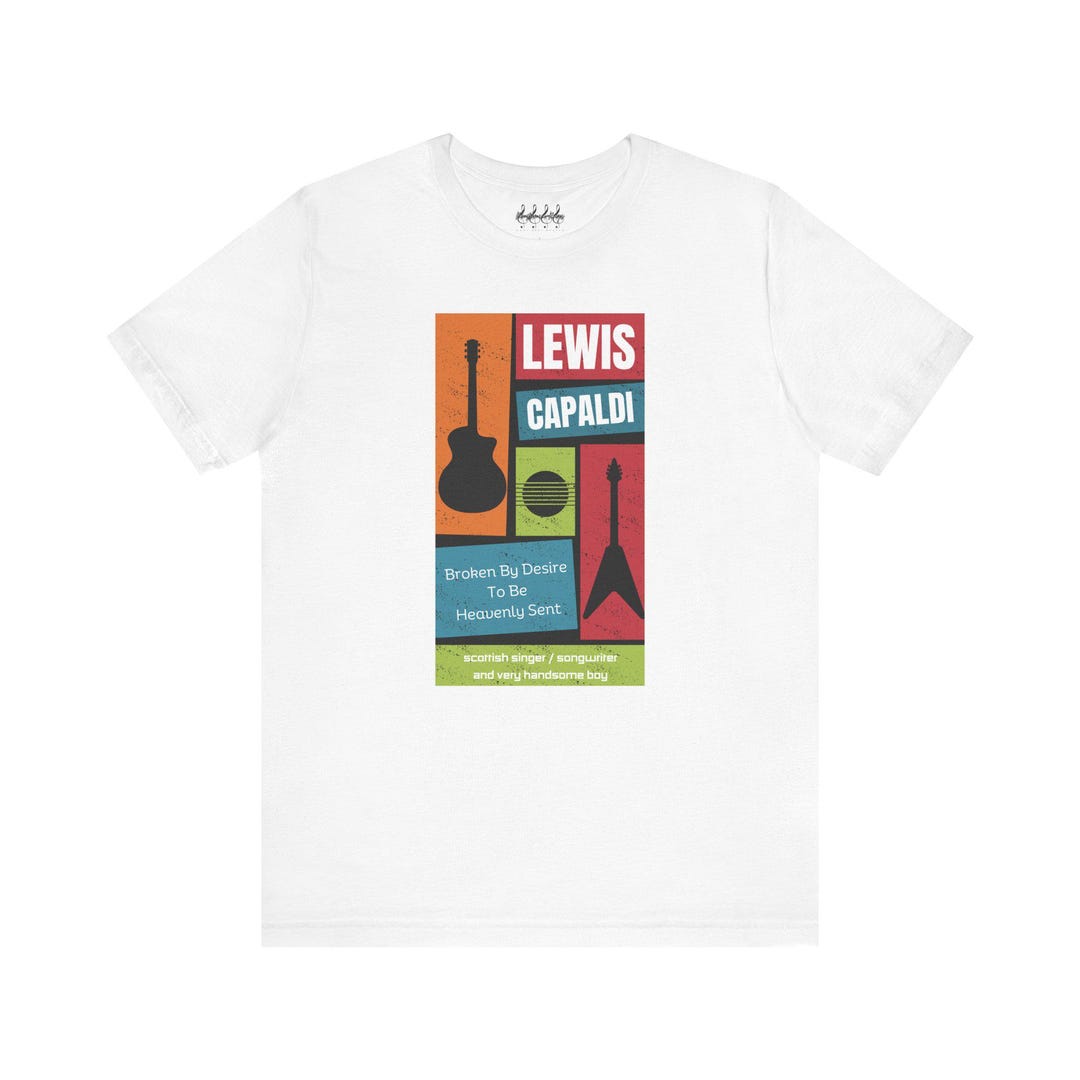 Lewis Capaldi Retro Poster T-shirt – Exclusive Fan Design - Etsy