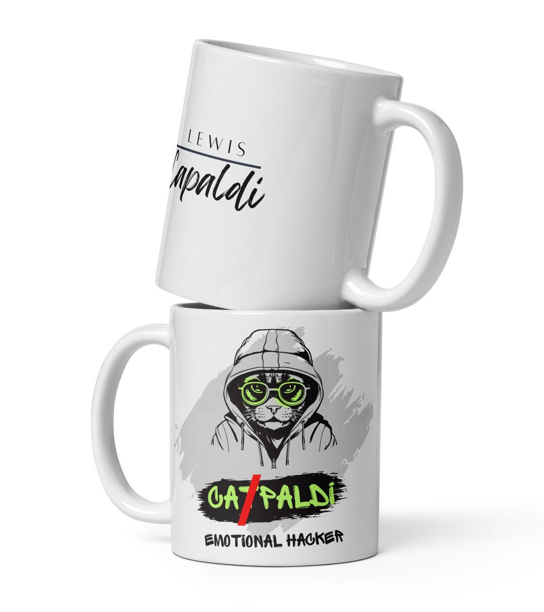 Emotional Hacker - Lewis Capaldi Inspired Glossy White Mug #MAN890028 ...