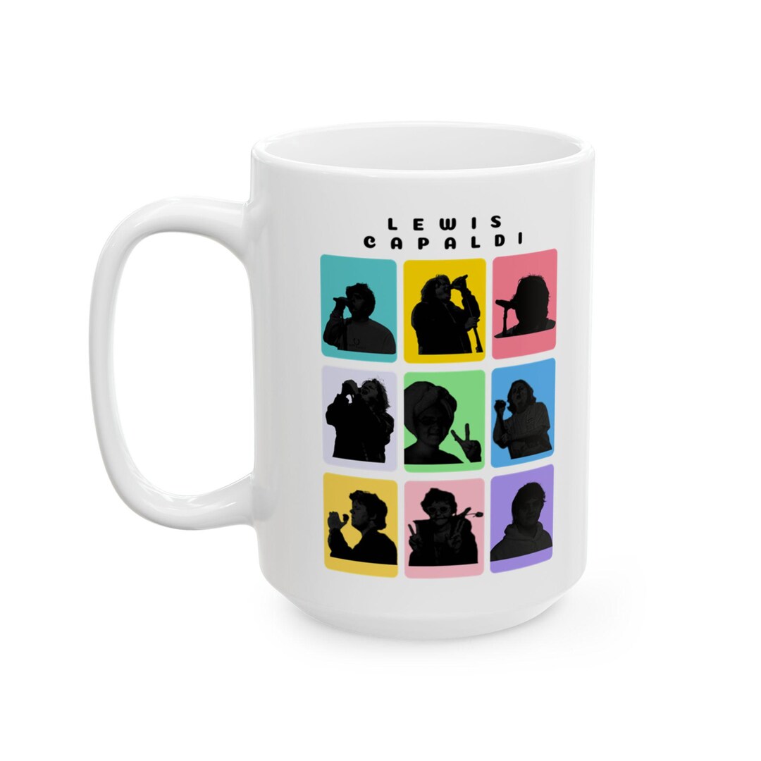 9 Panel Silhouette - Lewis Capaldi Inspired Ceramic Mug by Rhythmic ...