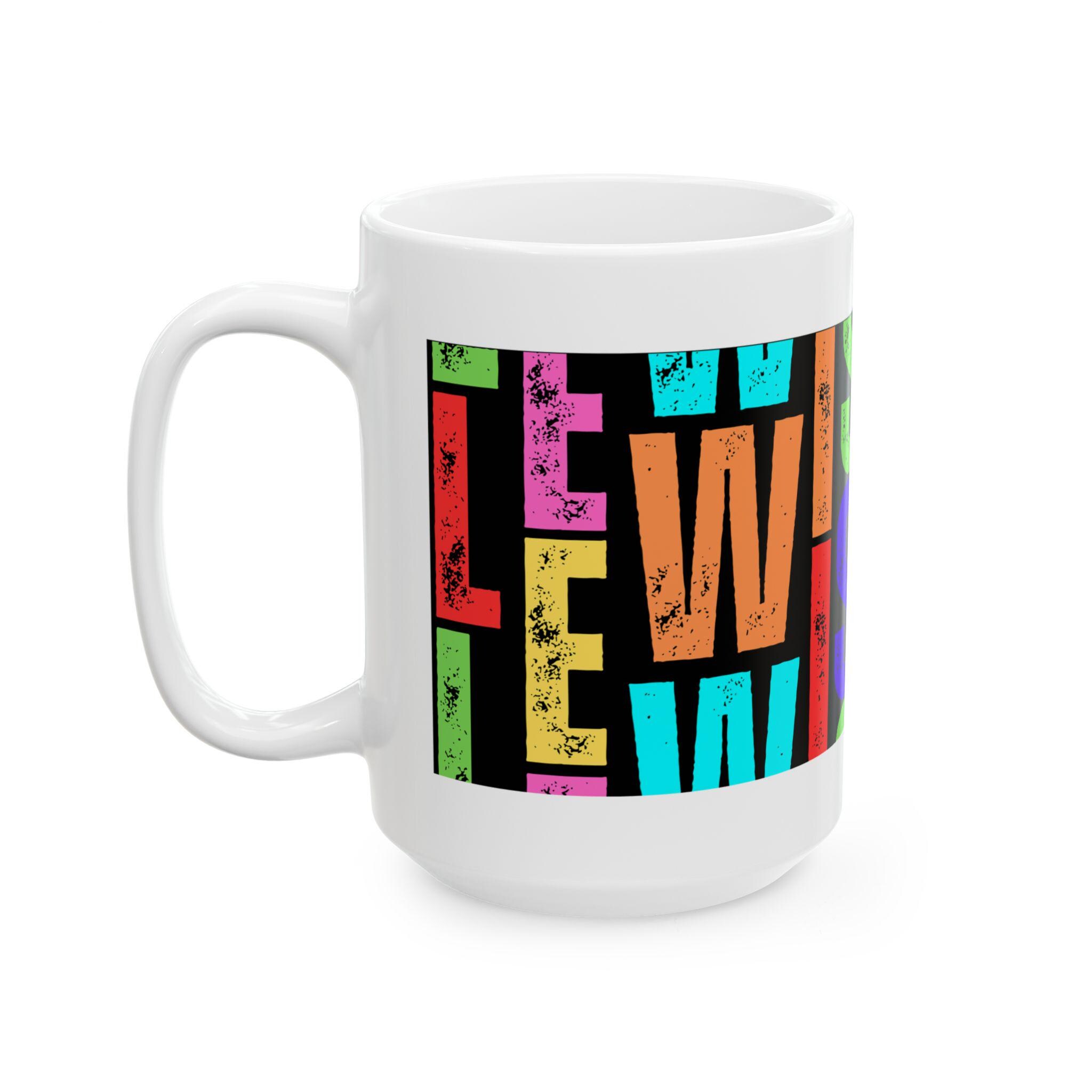 Rolling Letters - Lewis Capaldi Inspired Ceramic Mug by Rhythmic Rags ...
