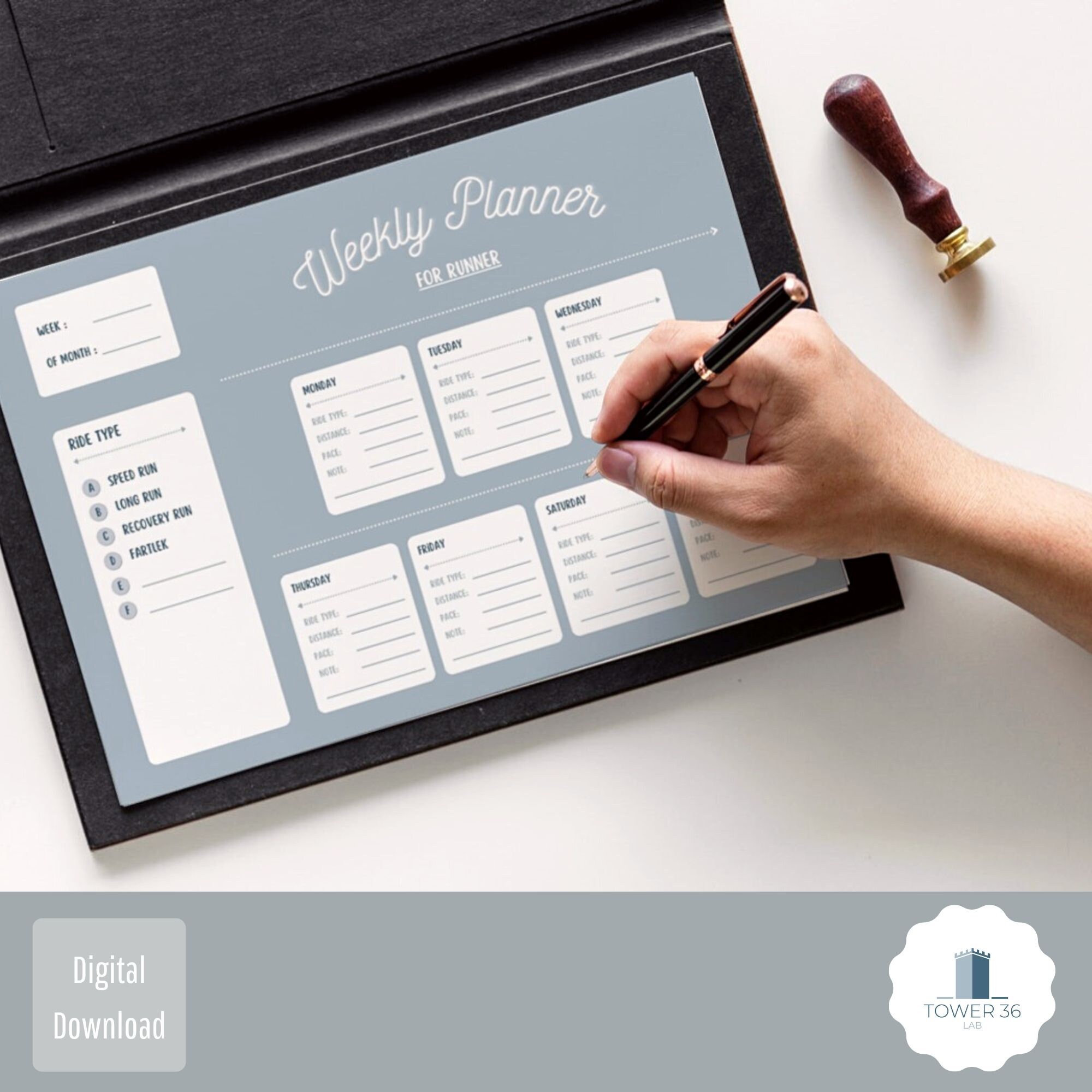 Runner's Planner, Digital Download, A4 and A5 Format, to Plan Your ...