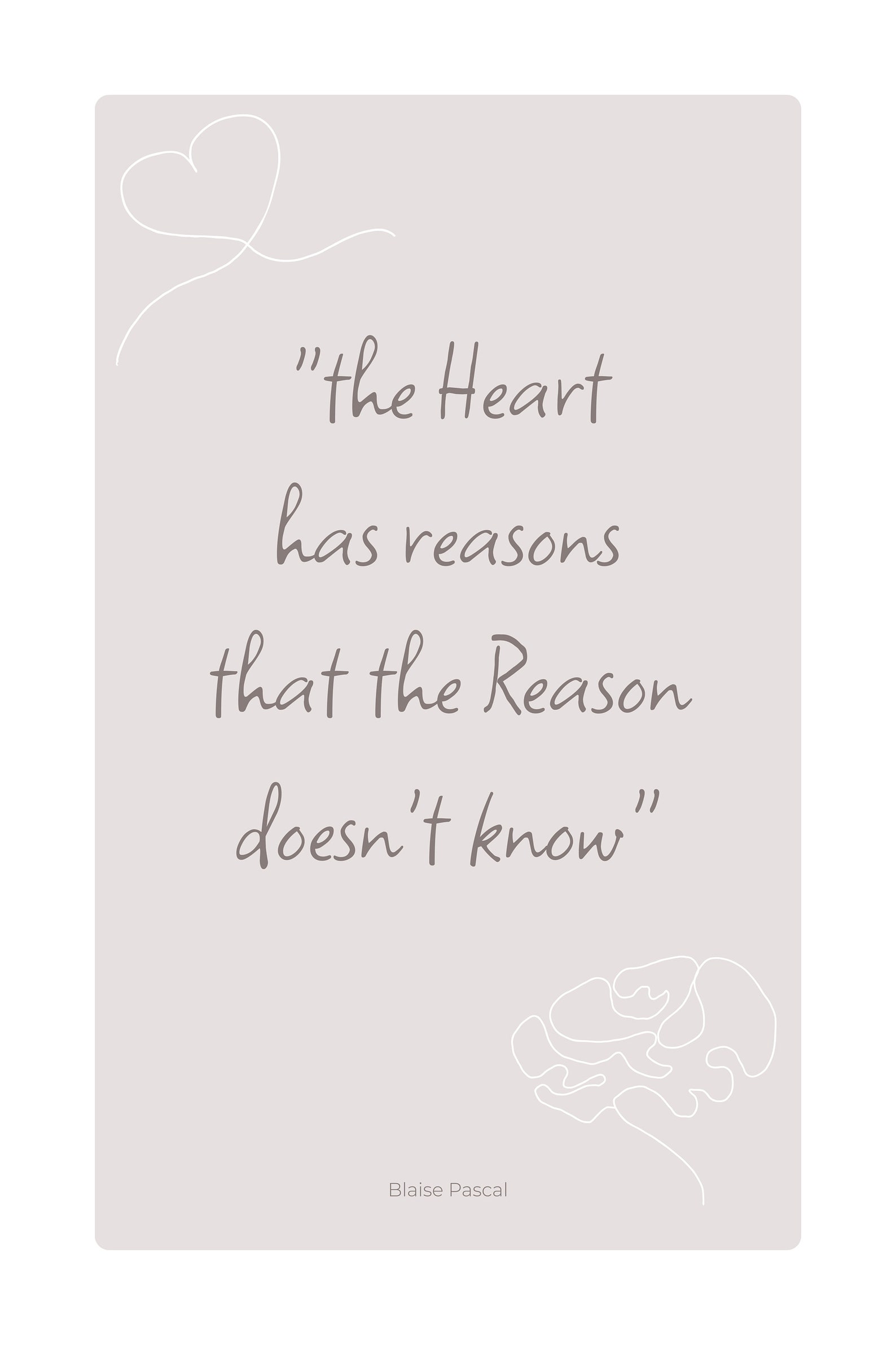 Printable Art Pascal Quote DIGITAL DOWNLOAD - Etsy
