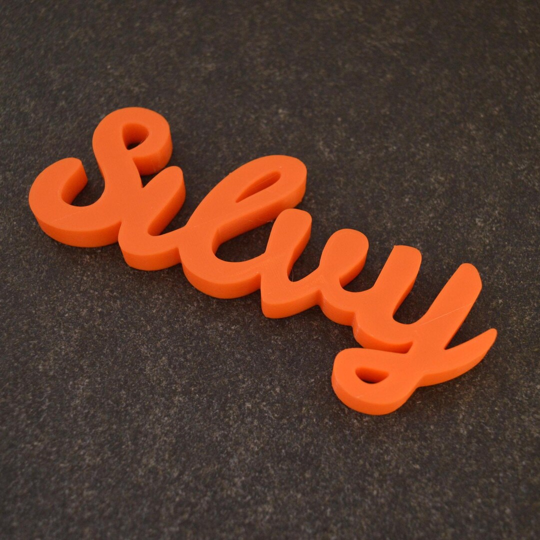 3D Printed Custom Name, Decorative PLA Lettering, Personalized Sign for ...