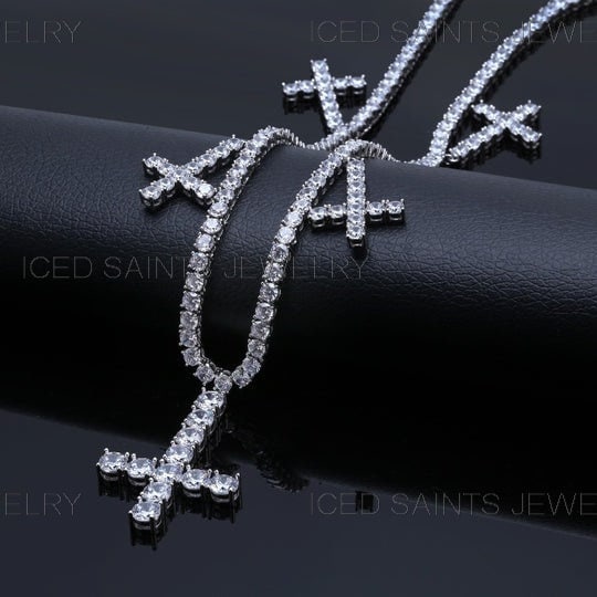 Floral Inverted Cross