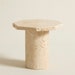 TRAVERTINE STAND, Natural Stone Stand, OCTAGON Table Decor, Living Room ...