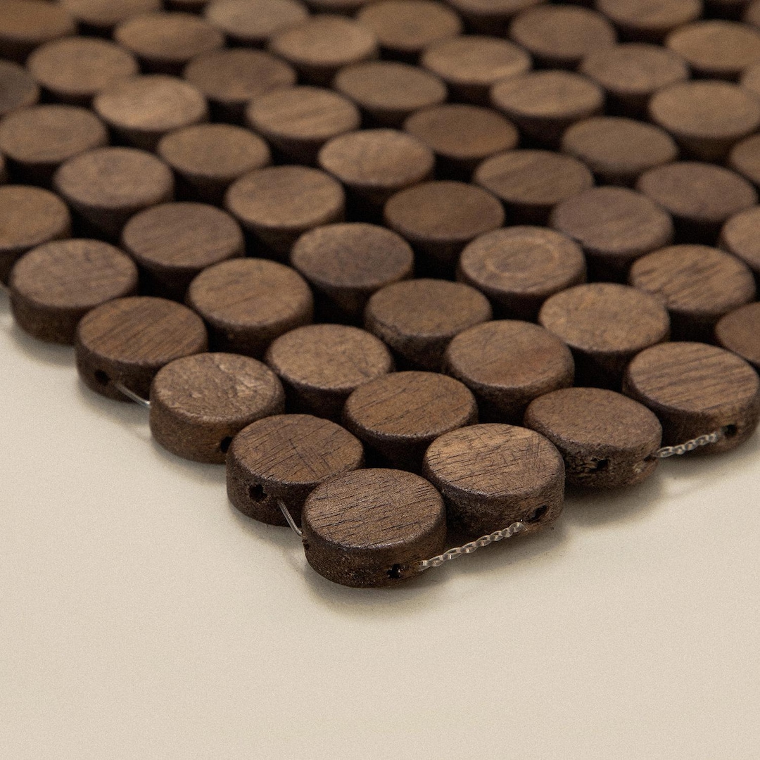 Wood Tub Mat - Brown Acacia Wood Handmade Bath Mat - Shower Mat ...