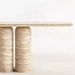 SOHO CONSOLE TABLE - Travertine - Natural Stone Travertine Console ...