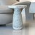 TRAVERTINE SIDE TABLE, Natural Stone Beige Marble End Table, Interior ...