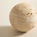 TRAVERTINE SPHERE, NATURAL Stone Ball, Natural Home Décor, Decorative ...