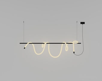 Led Rope Chandelier - Etsy