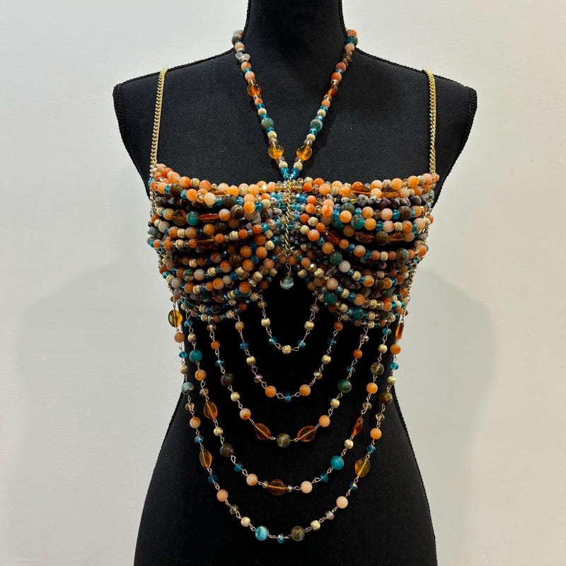Beaded Bra - Etsy