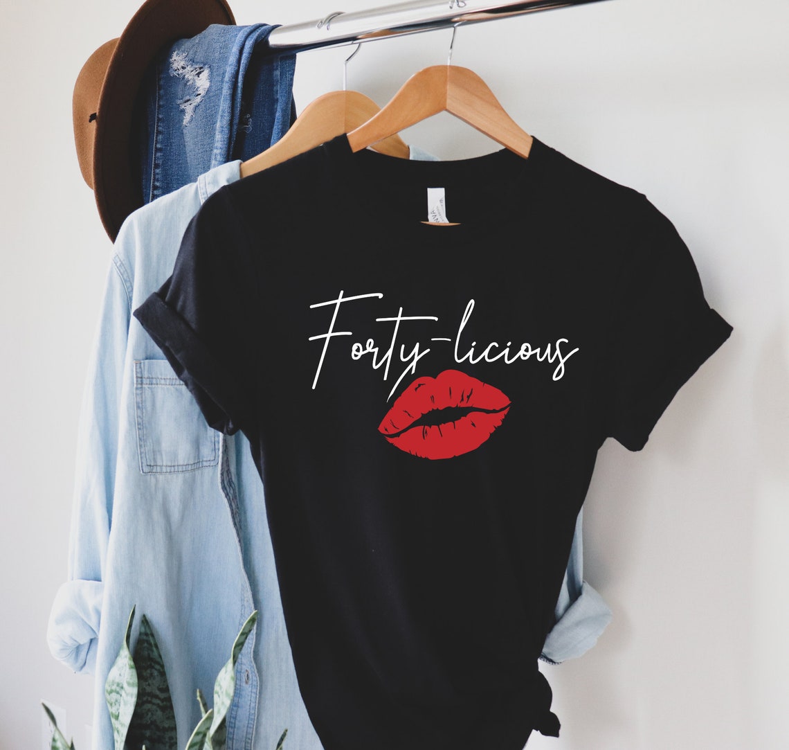 Forty-licious Shirt, 40th Birthday Shirt, Birthday Group Shirts ...