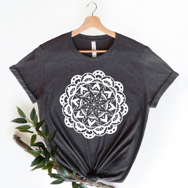 Mandala T Shirt - Etsy