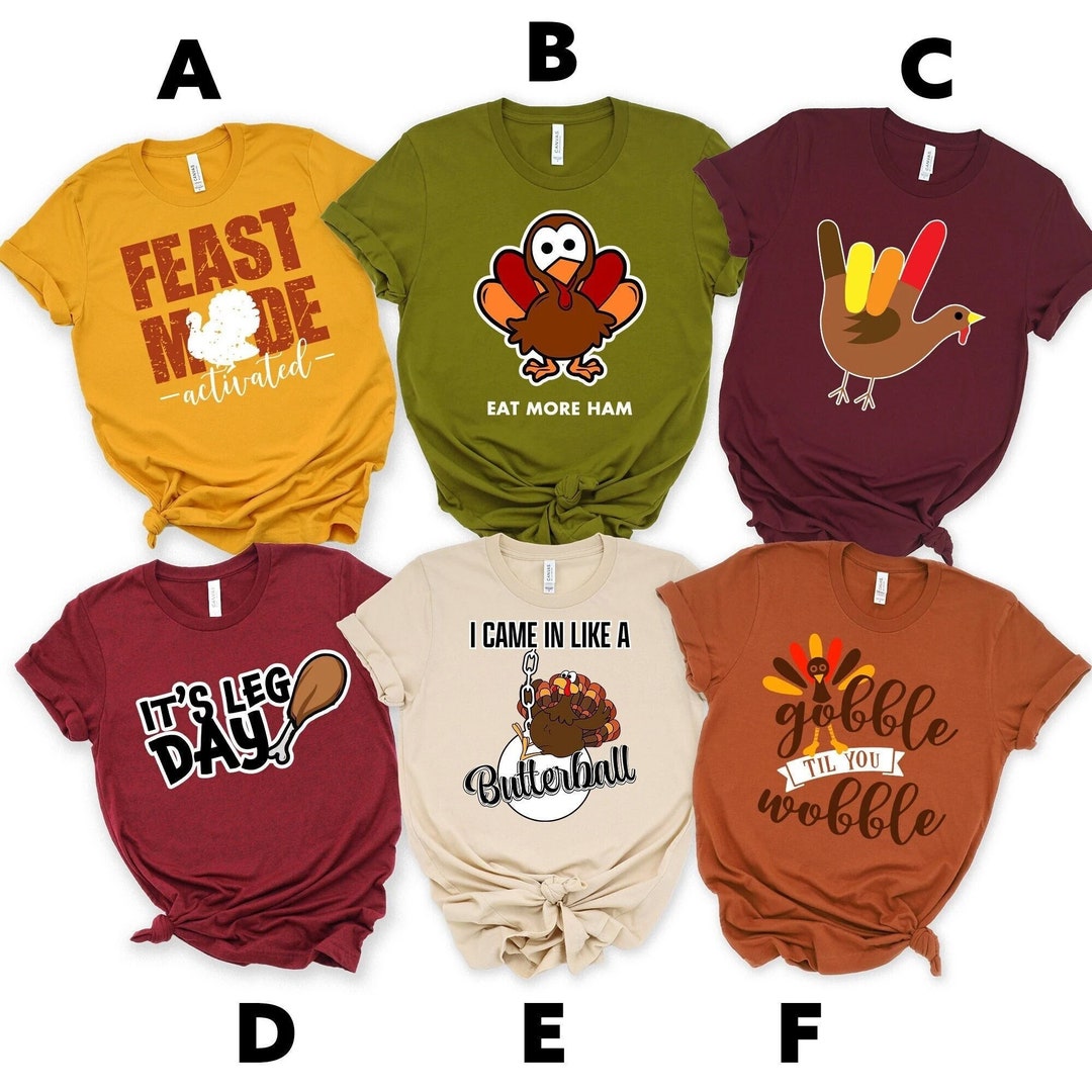 Funny Thanksgiving Shirts Cute Fall Thanksgiving Day Shirt - Etsy