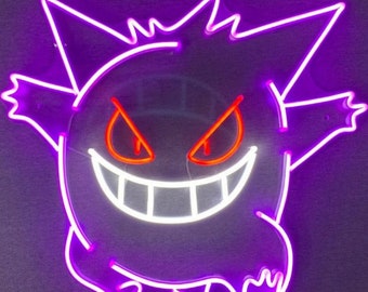 Led Sign Gengar - Etsy