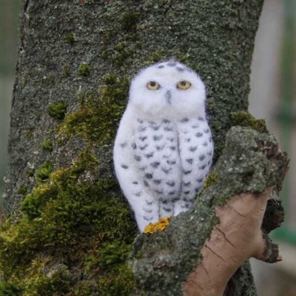 Felt Owl Brooch - Etsy