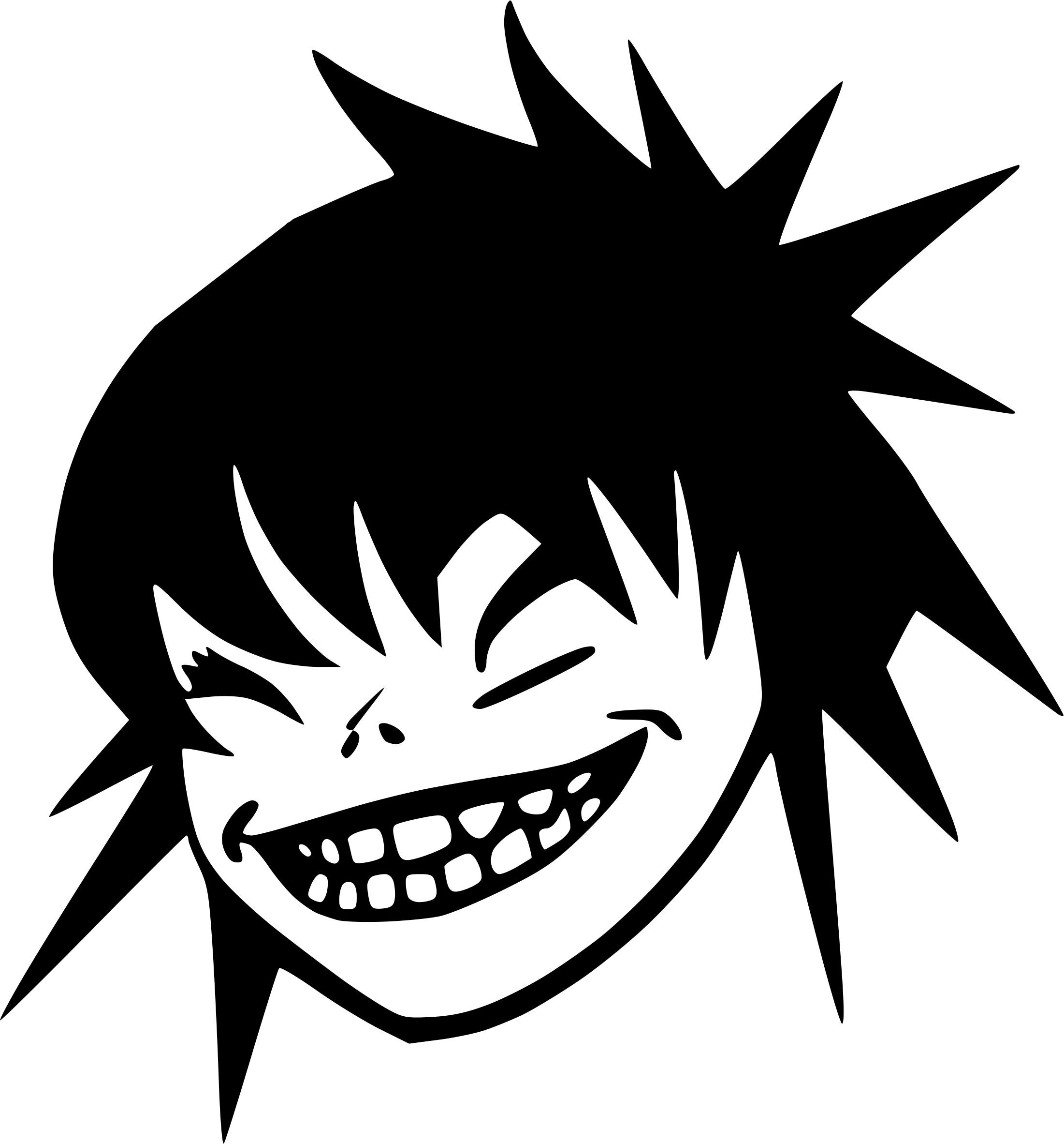 GORILLAZ Music Band Vinyl Decal Sticker 20cm - Etsy