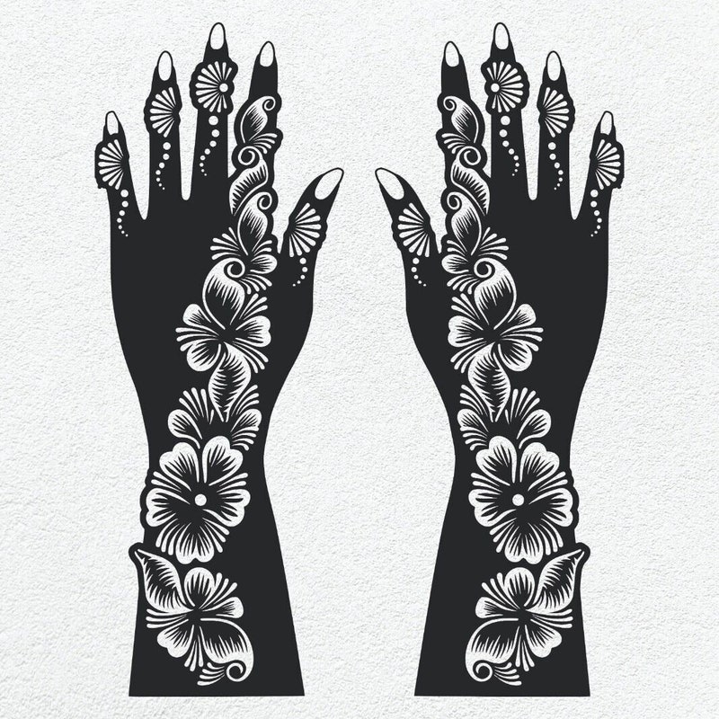 Henna Stencil - Etsy