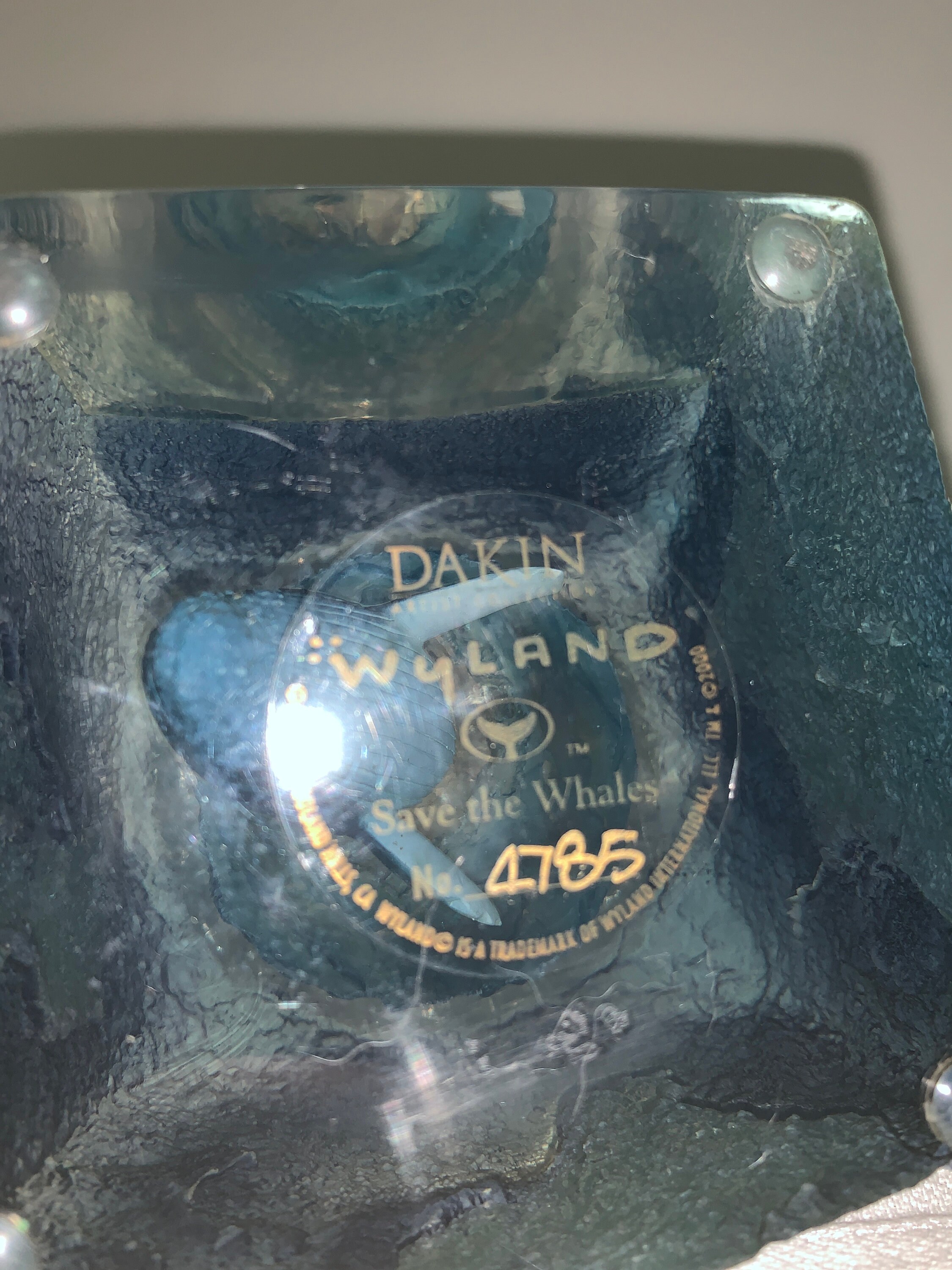 Dakin Artist Collection Wyland save the Whales Snow Globe Figurine - Etsy