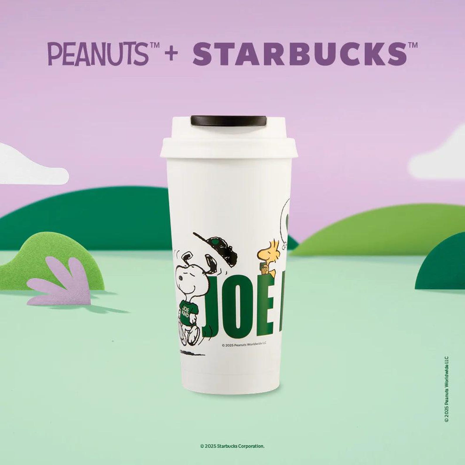 Starbucks X Snoopy Peanuts Tumbler 2025 Joe Cool Woodstock | Limited Edition Mug | Snoopy ...