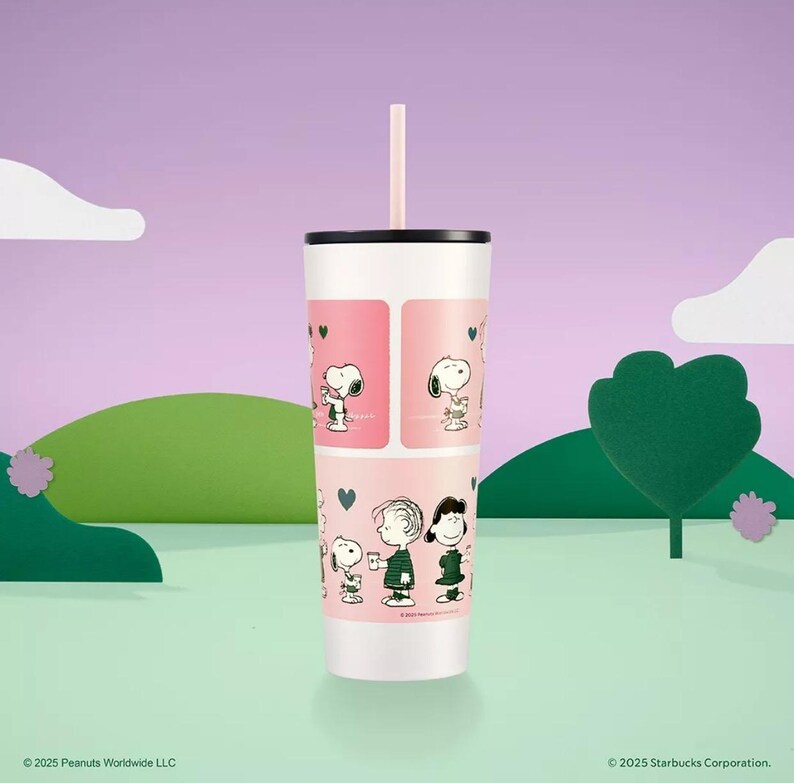 Starbucks X Snoopy Peanuts Tumbler 2025 Joe Kind - Etsy Canada