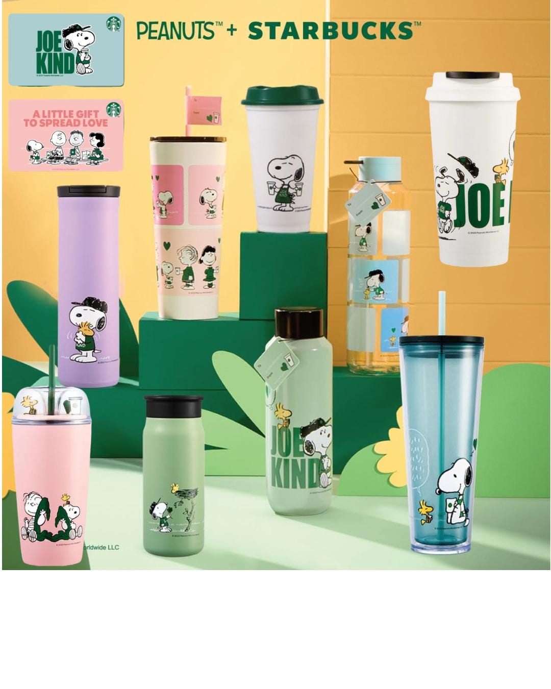 Starbucks X Snoopy Peanuts Tumbler 2025 Joe Cool Woodstock | Limited Edition Mug | Snoopy ...