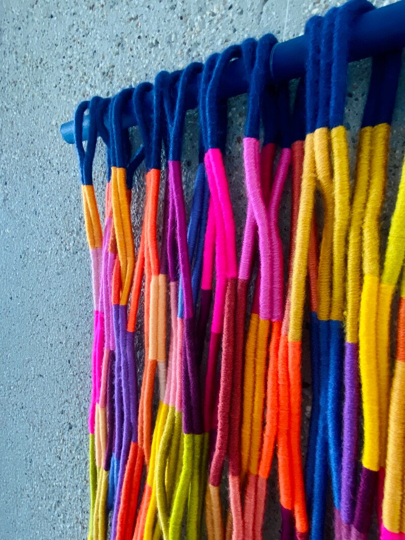 Rope Tapestry Macrame Decoration Wrapping Rope Fiber Art Macrame Wall ...