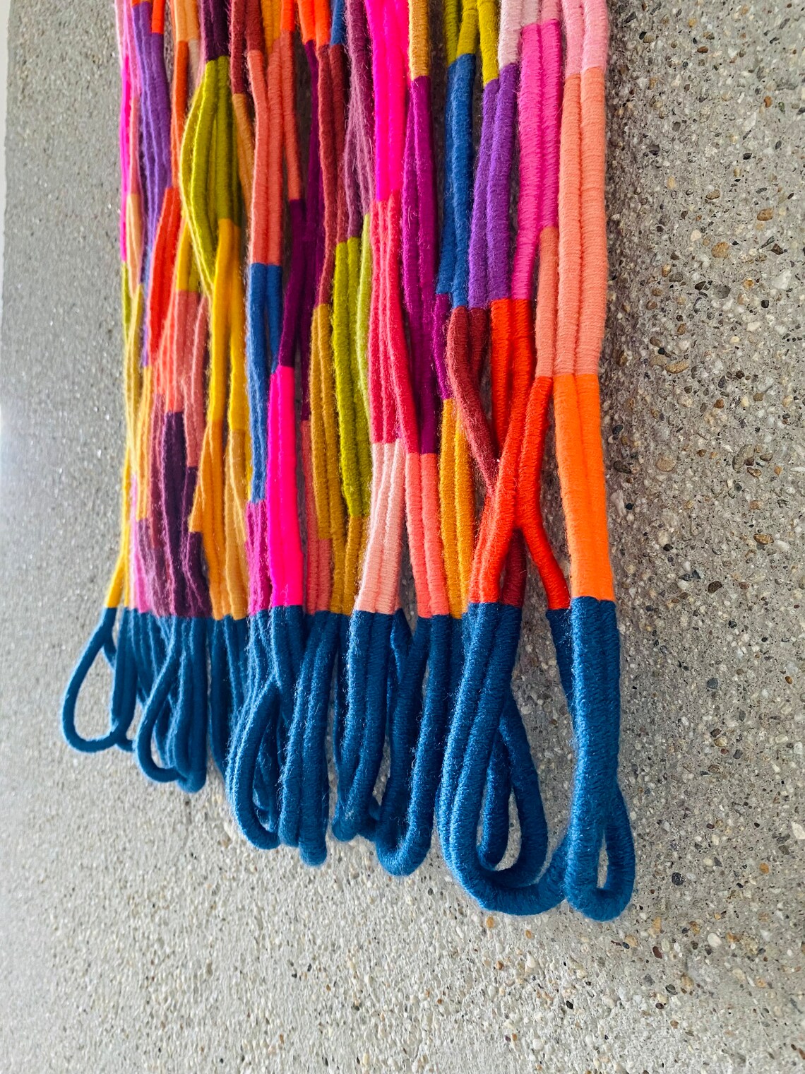 Rope Tapestry | Macrame Decoration | Wrapping Rope | Fiber Art ...