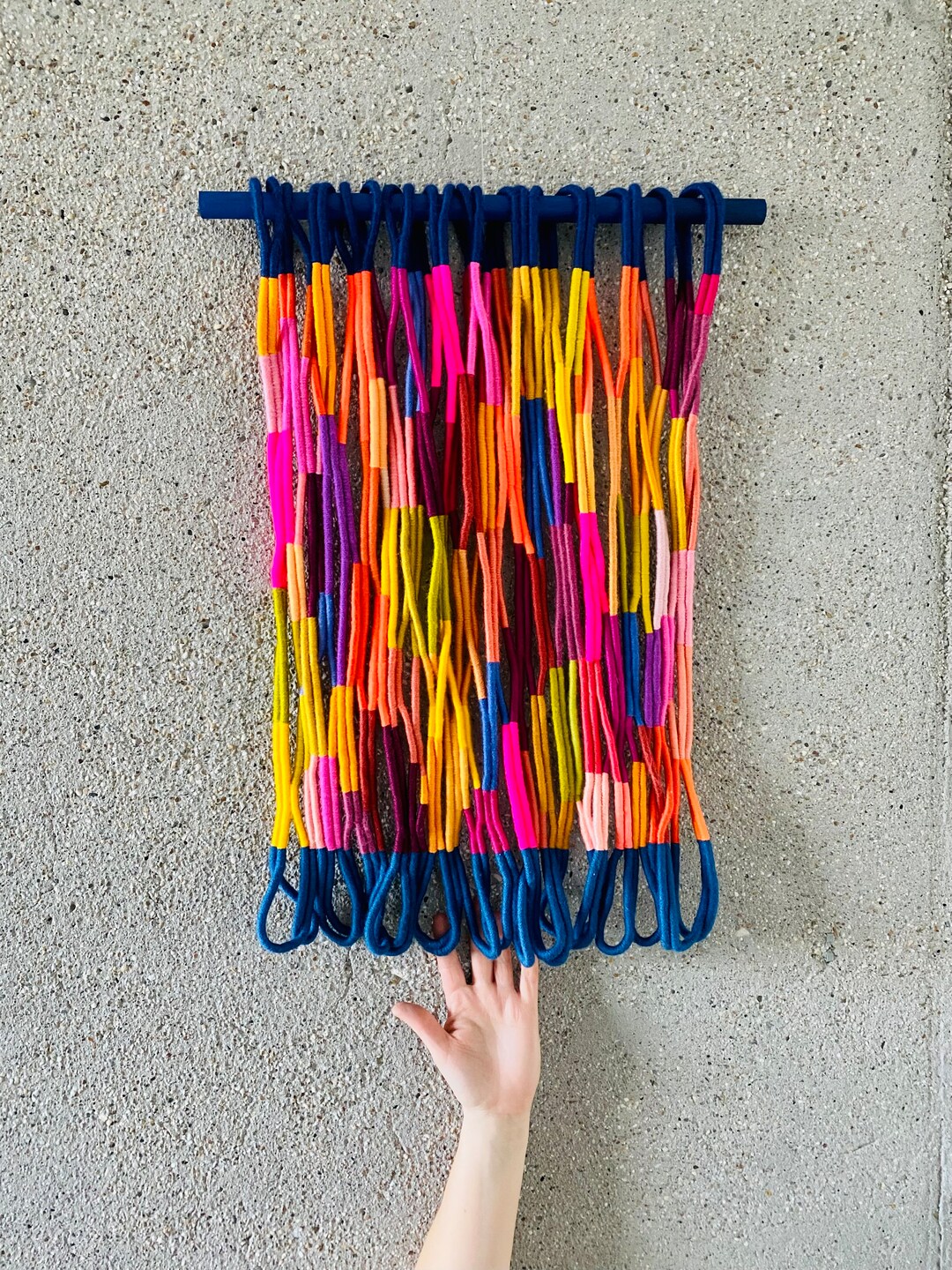 Rope Tapestry | Macrame Decoration | Wrapping Rope | Fiber Art ...