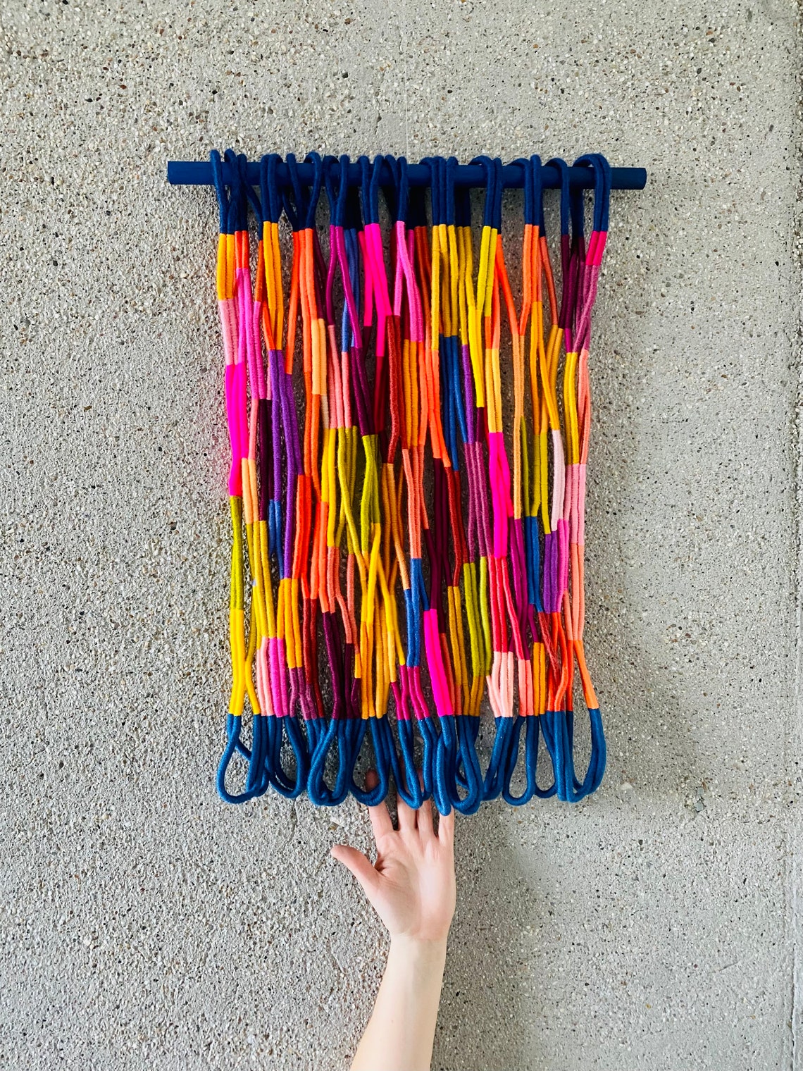 Rope Tapestry | Macrame Decoration | Wrapping Rope | Fiber Art ...