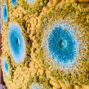 Weaving |tapestry| Modern Tapestry | Circle | Round Tapestry | Circle ...