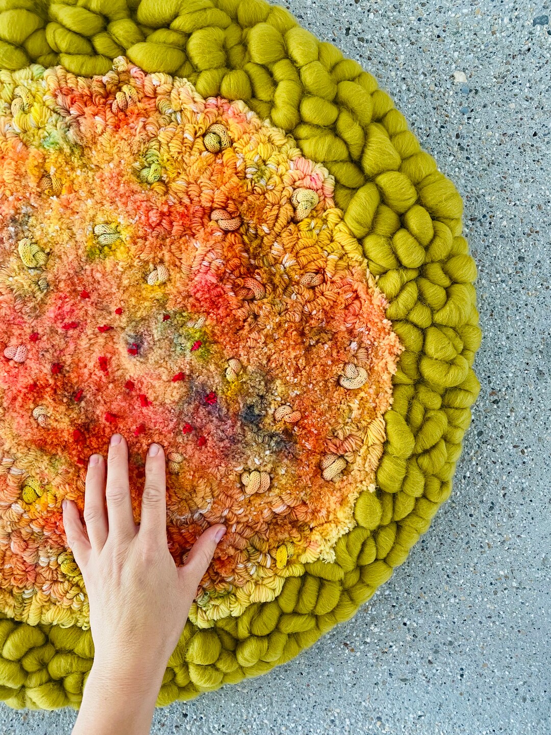 Round Weaving Circular Tapestry Circle Round Tapestry Circle Weaving ...