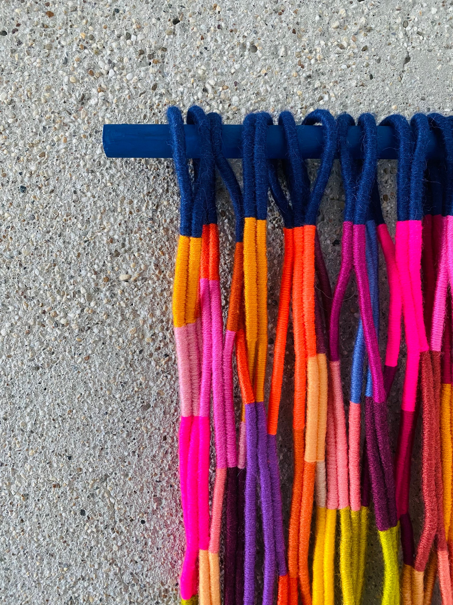 Rope Tapestry | Macrame Decoration | Wrapping Rope | Fiber Art ...