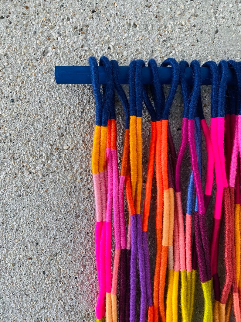 Rope Tapestry Macrame Decoration Wrapping Rope Fiber Art Macrame Wall ...